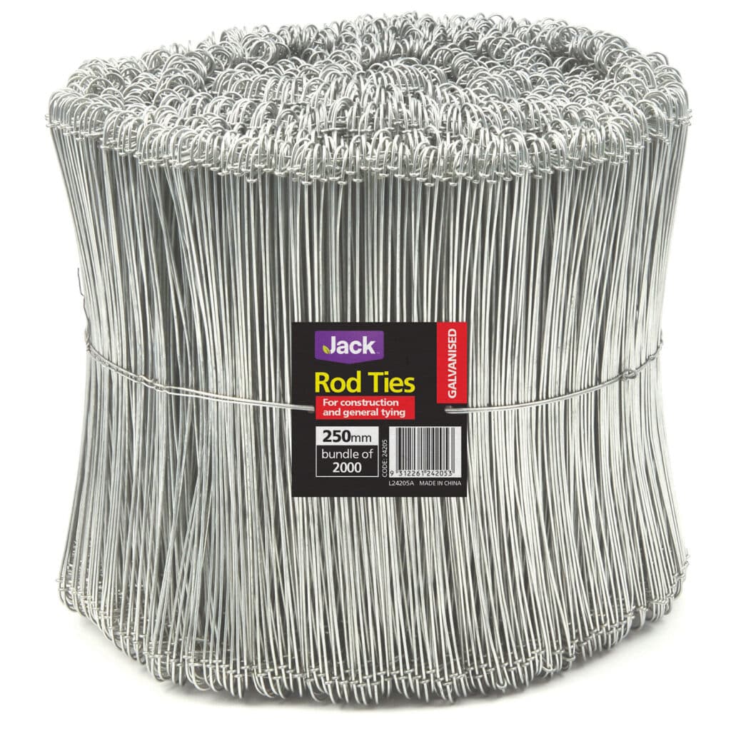Galvanised Rod Ties | Concrete Rod Ties | Jack Garden Products