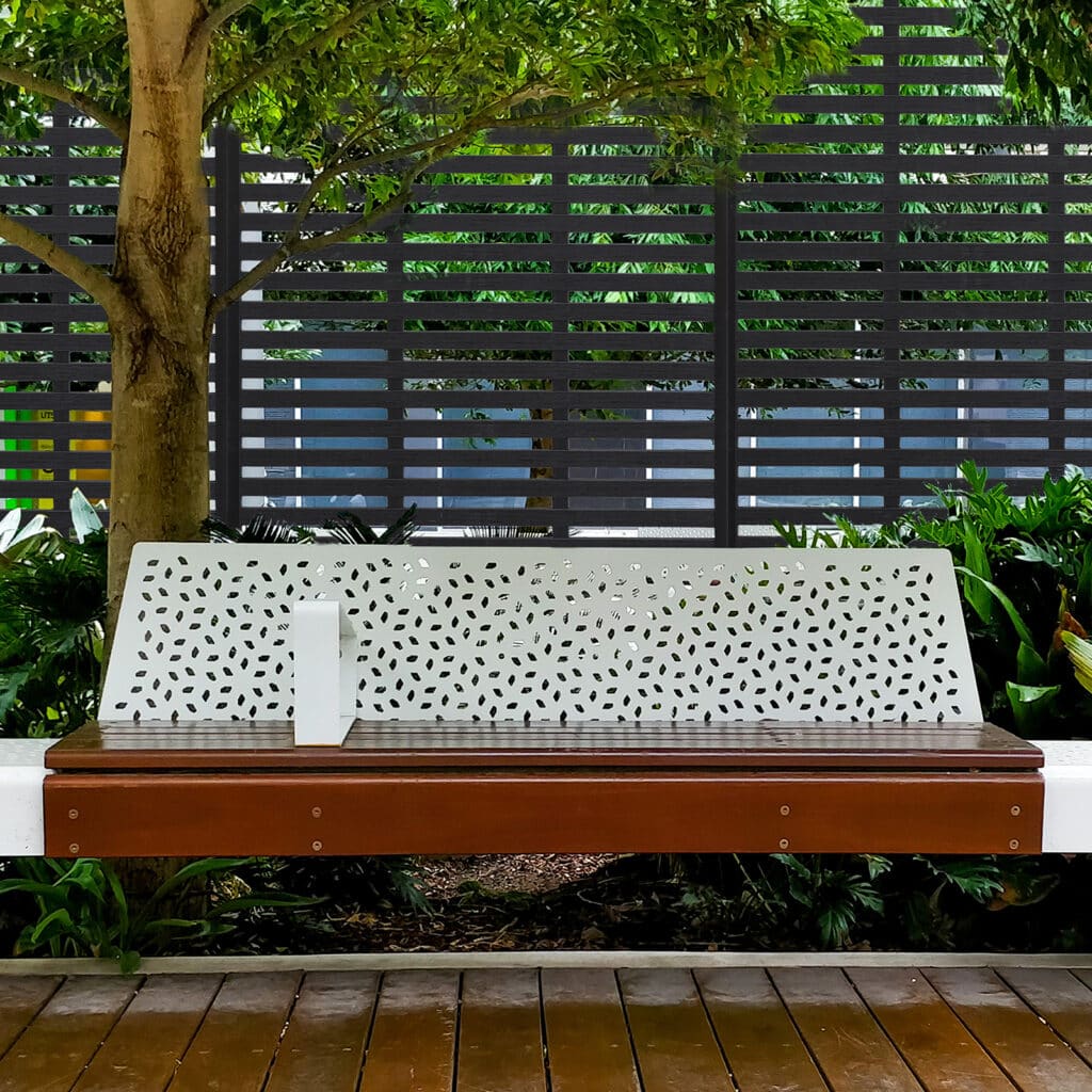 Matrix Slat Decor Screen with Frame | Jack