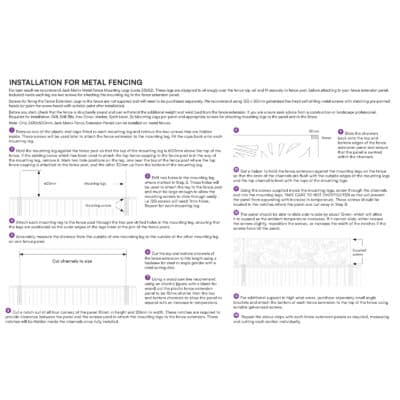 Matrix Fence Extension Classic Lattice | Jack