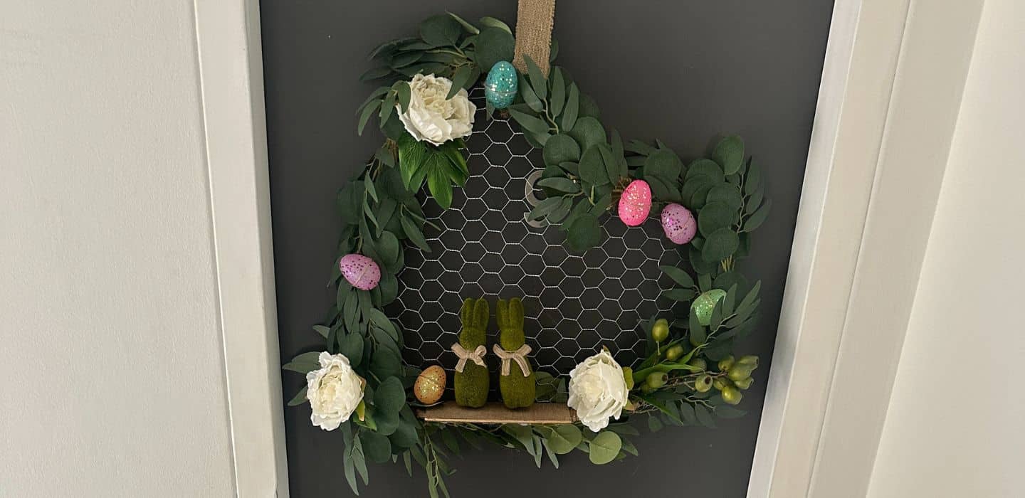 Garden Inspiration | Garden Ideas | Make an Easter Heart Wreath
